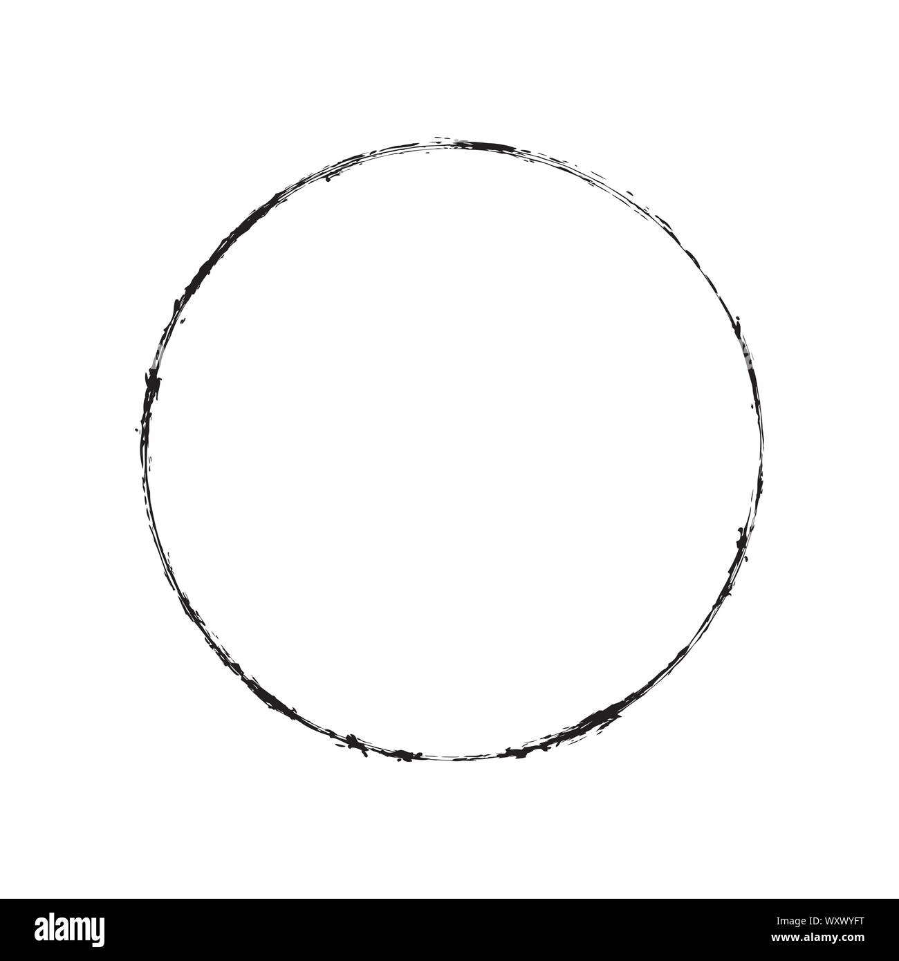 Thin Circle Frame Stock Vector Image & Art - Alamy