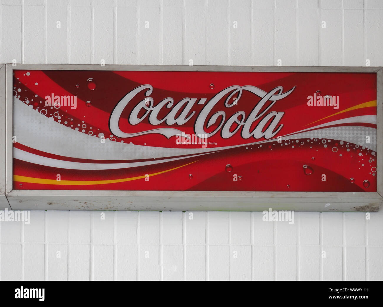 KOELN, GERMANY - CIRCA AUGUST 2019: Coca Cola sign Stock Photo - Alamy