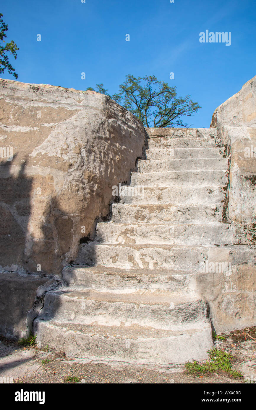 Old stone stairs, Background image Stock Photo - Alamy