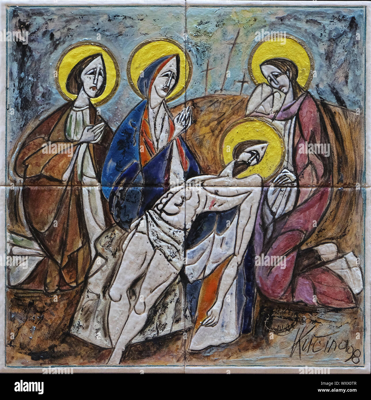 Jesus body is removed from the cross hi-res stock photography and ...