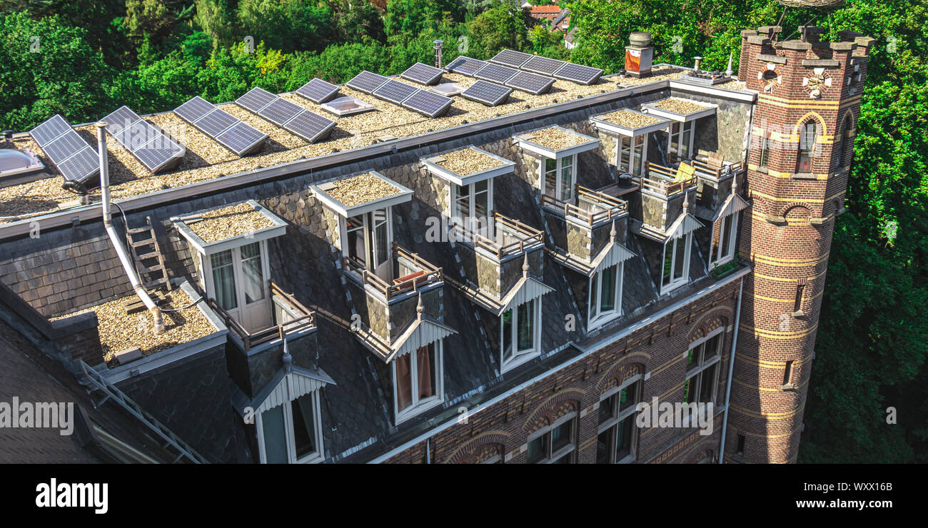 Old church solar panels hi-res stock photography and images - Alamy