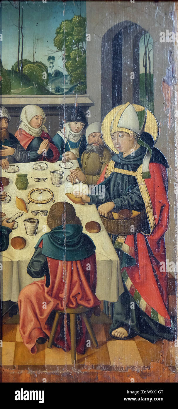 Feeding the poor medieval hi-res stock photography and images - Alamy