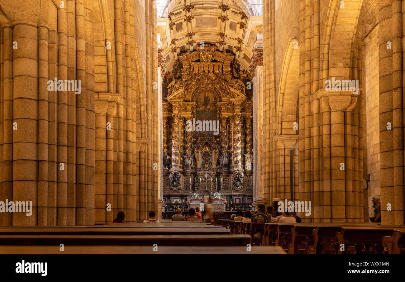 Se cathedral (porto cathedral) in porto hi-res stock photography and ...