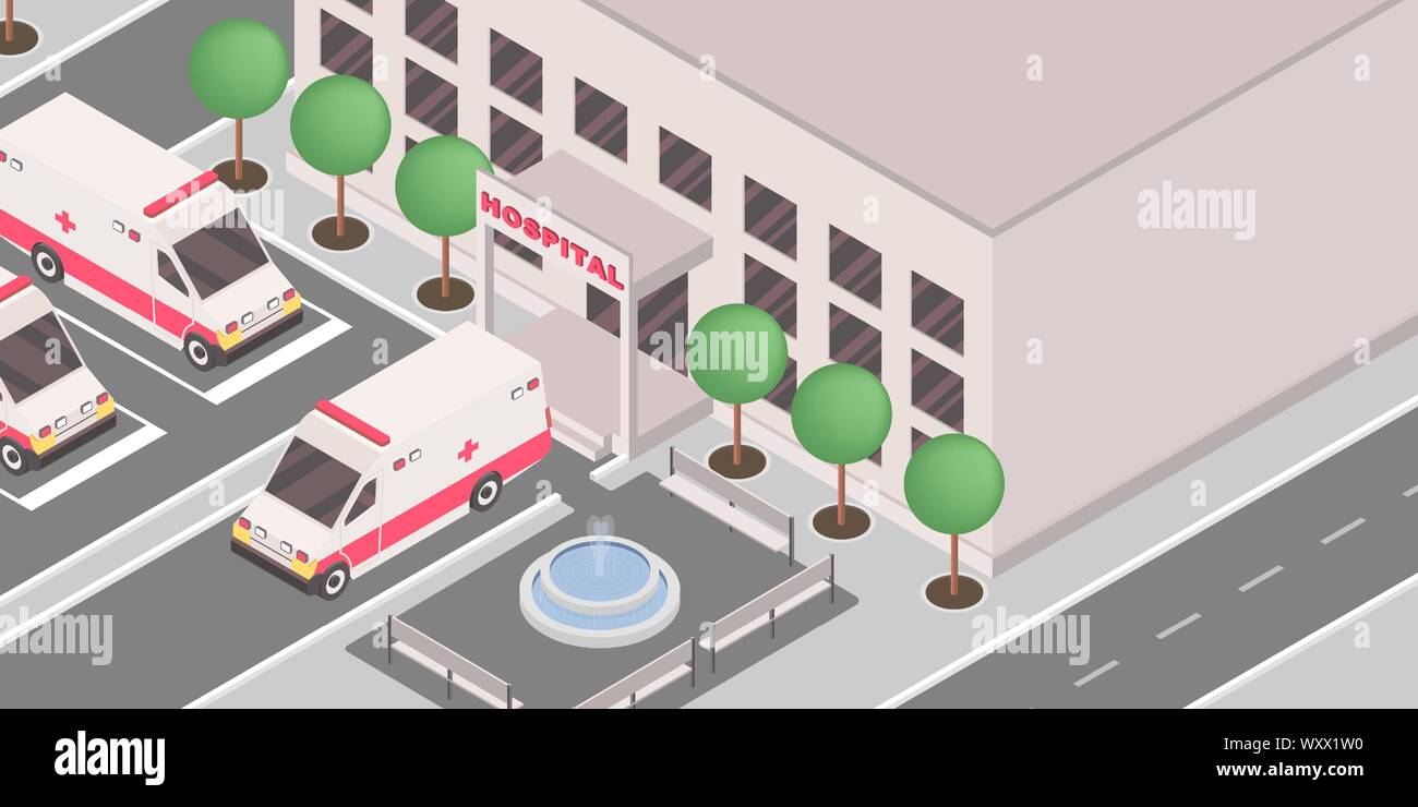 Car parked on empty road Stock Vector Images - Alamy