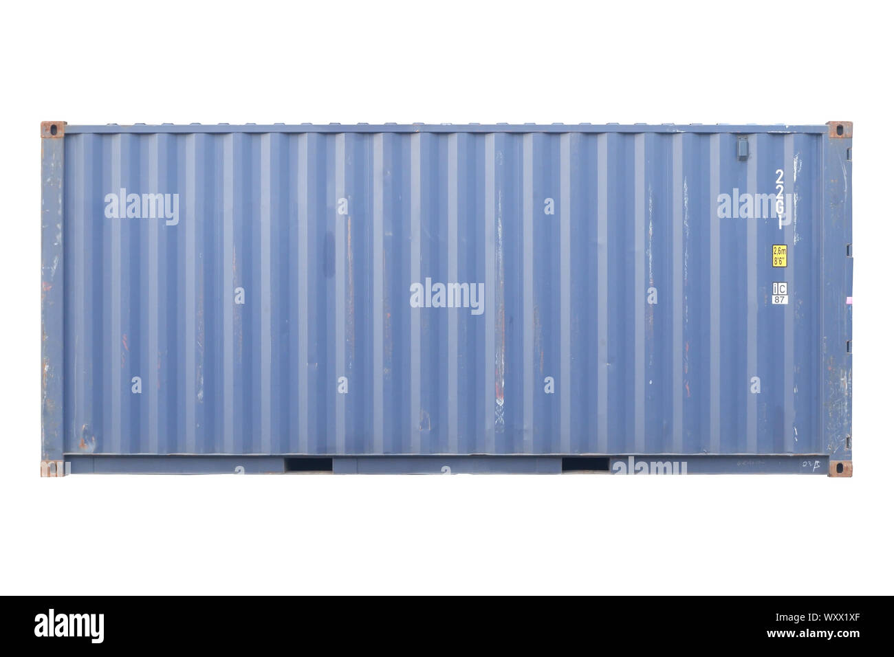 container Cut white background For easy use Stock Photo - Alamy