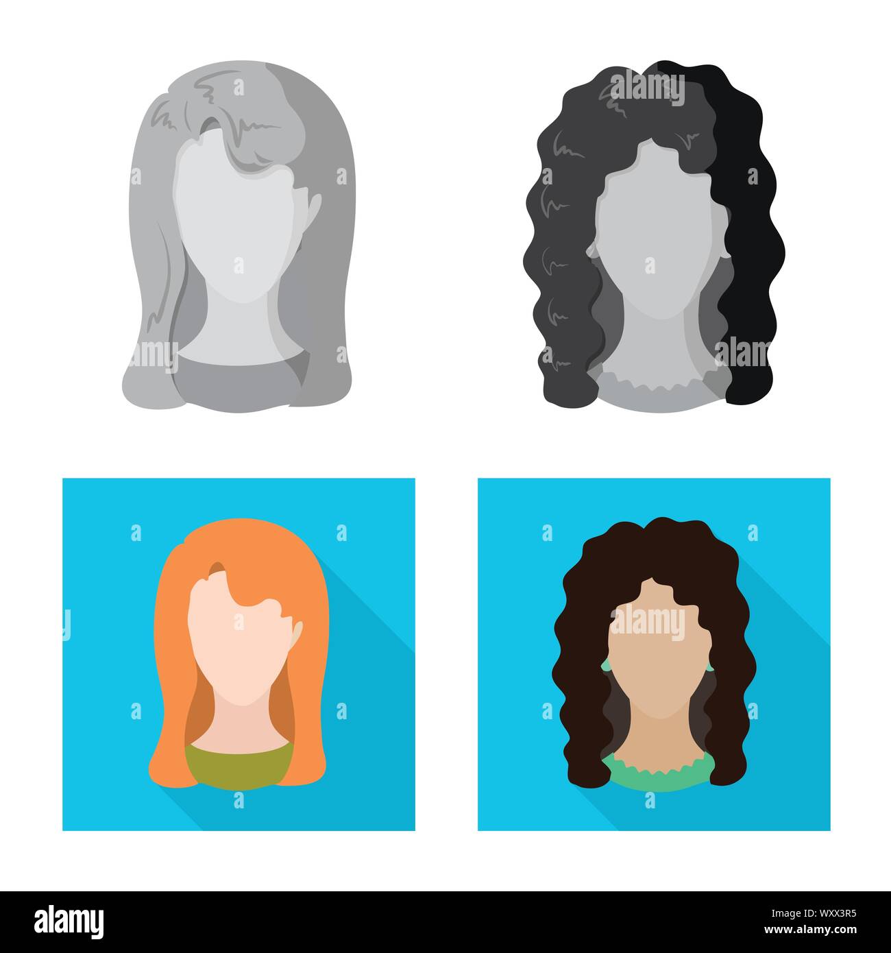 Vector illustration of professional and photo logo. Collection of ...