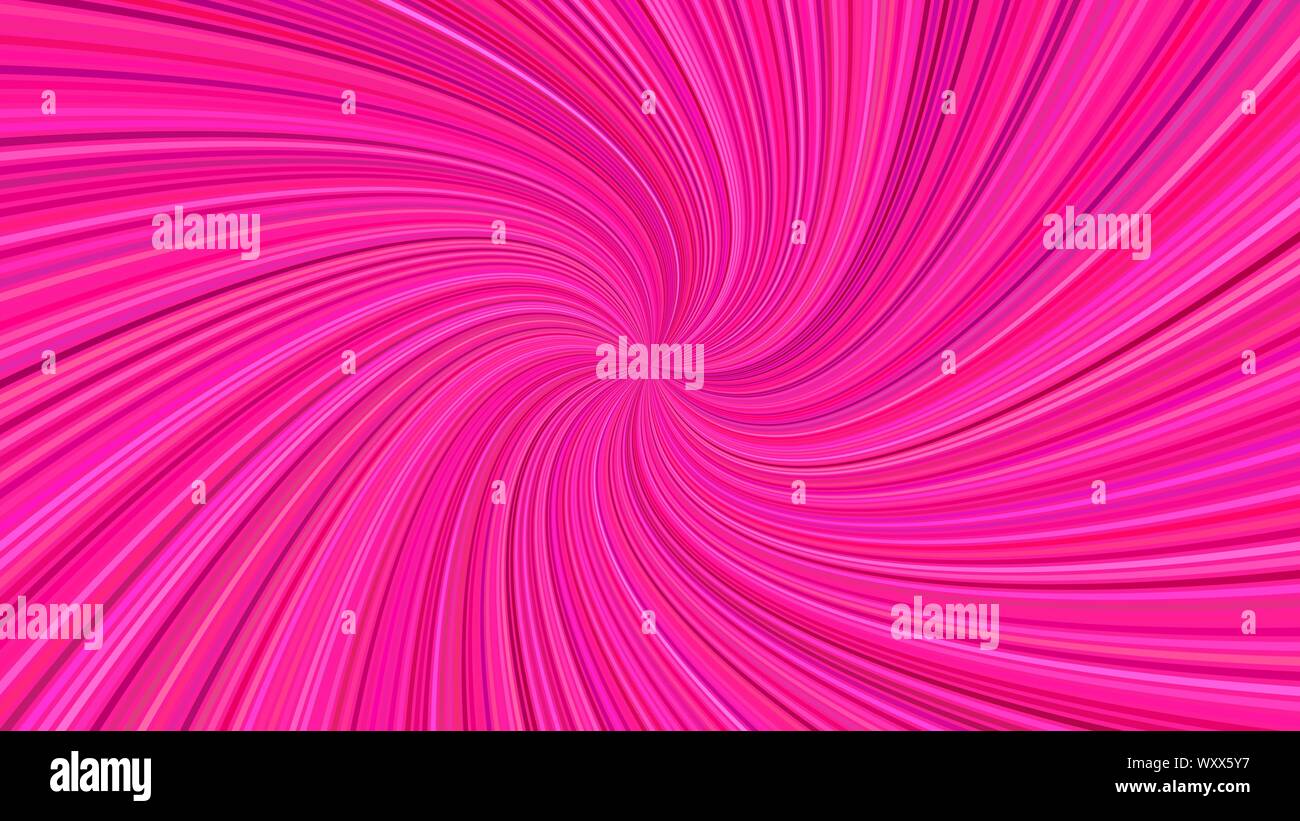 Pink Hypnotic Abstract Striped Spiral Background Design Vector