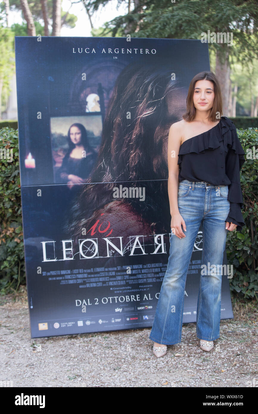 Roma, Italy. 18th Sep, 2019. Angela Fontana Photocall of the Italian ...