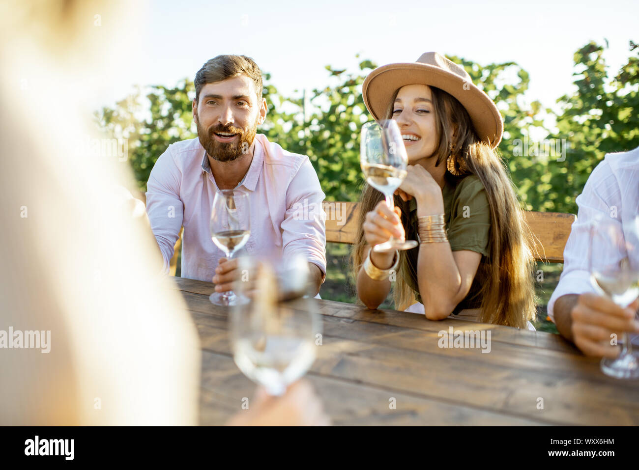 People Drinking Wine