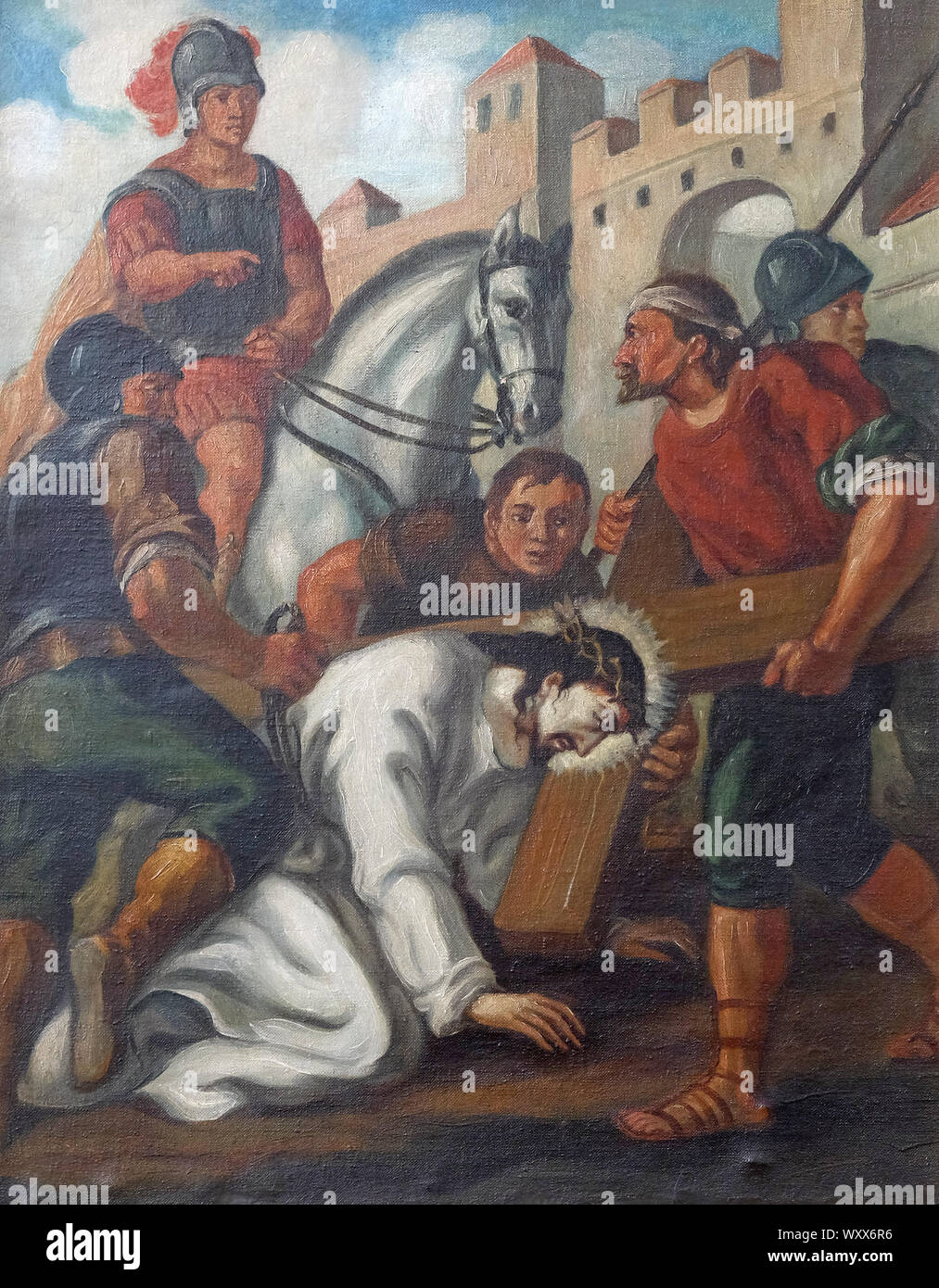 Jesus falls the second time hi-res stock photography and images - Alamy