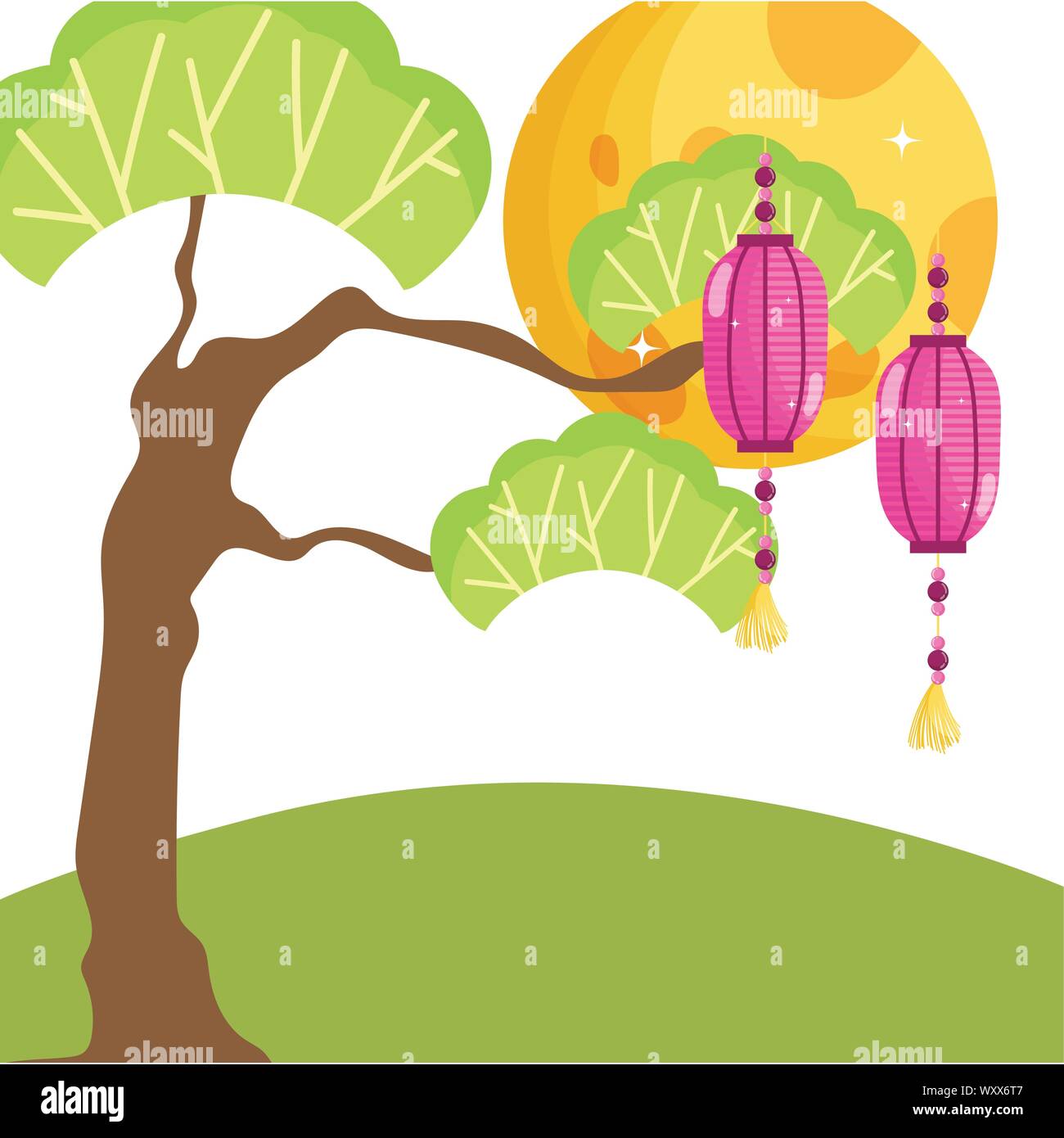 China lanterns design, Culture asia traditional art famous oriental and ...