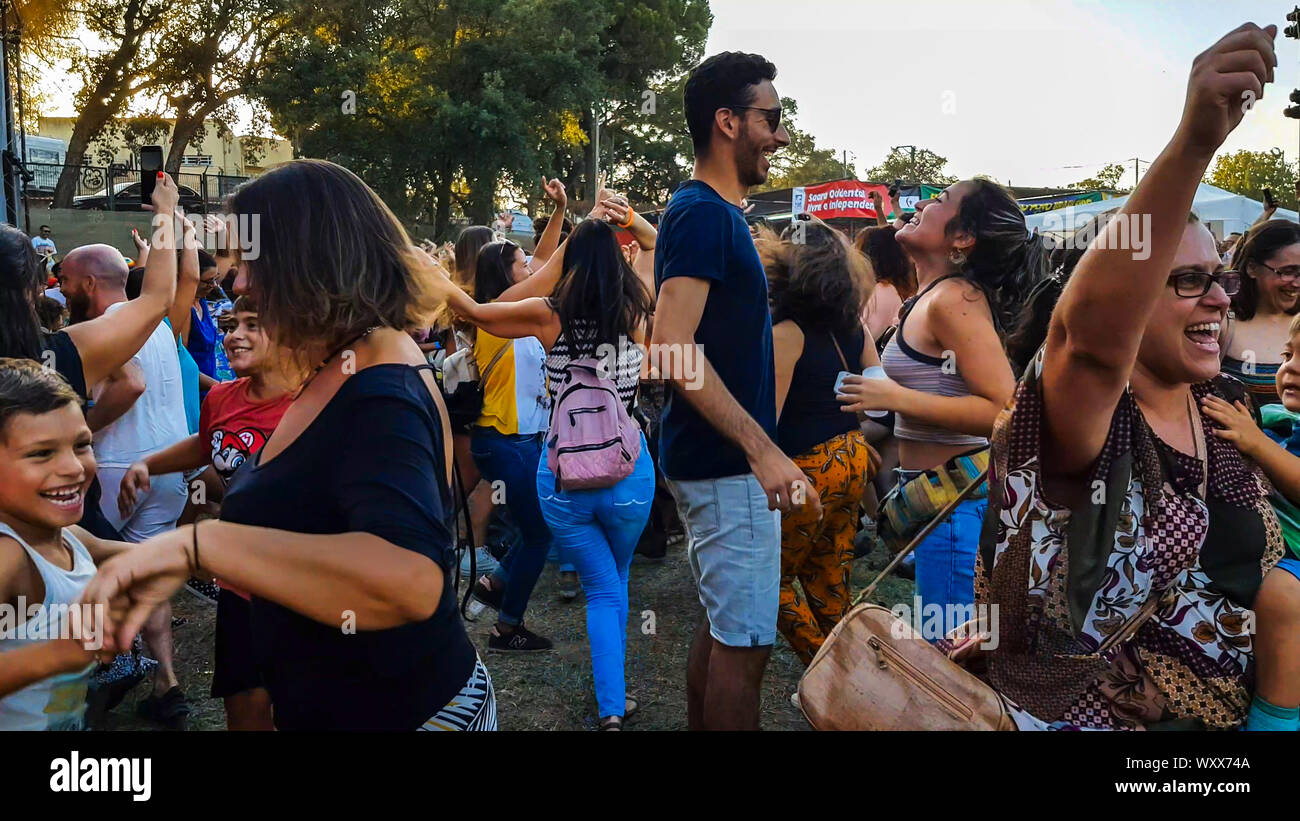 Lisbon, Portugal-CIRCA September, 2019: People of different ages ...
