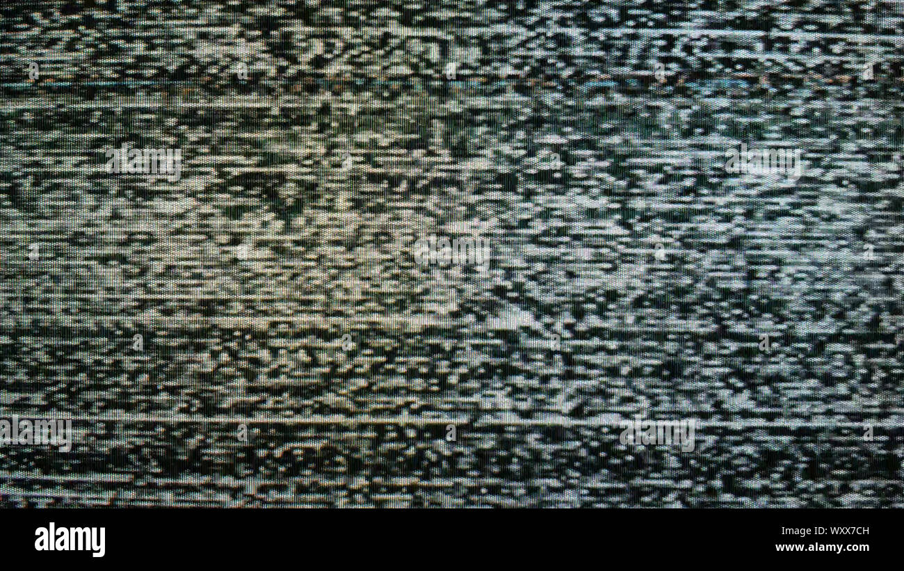 Television grainy noise effect background hi-res stock photography and ...
