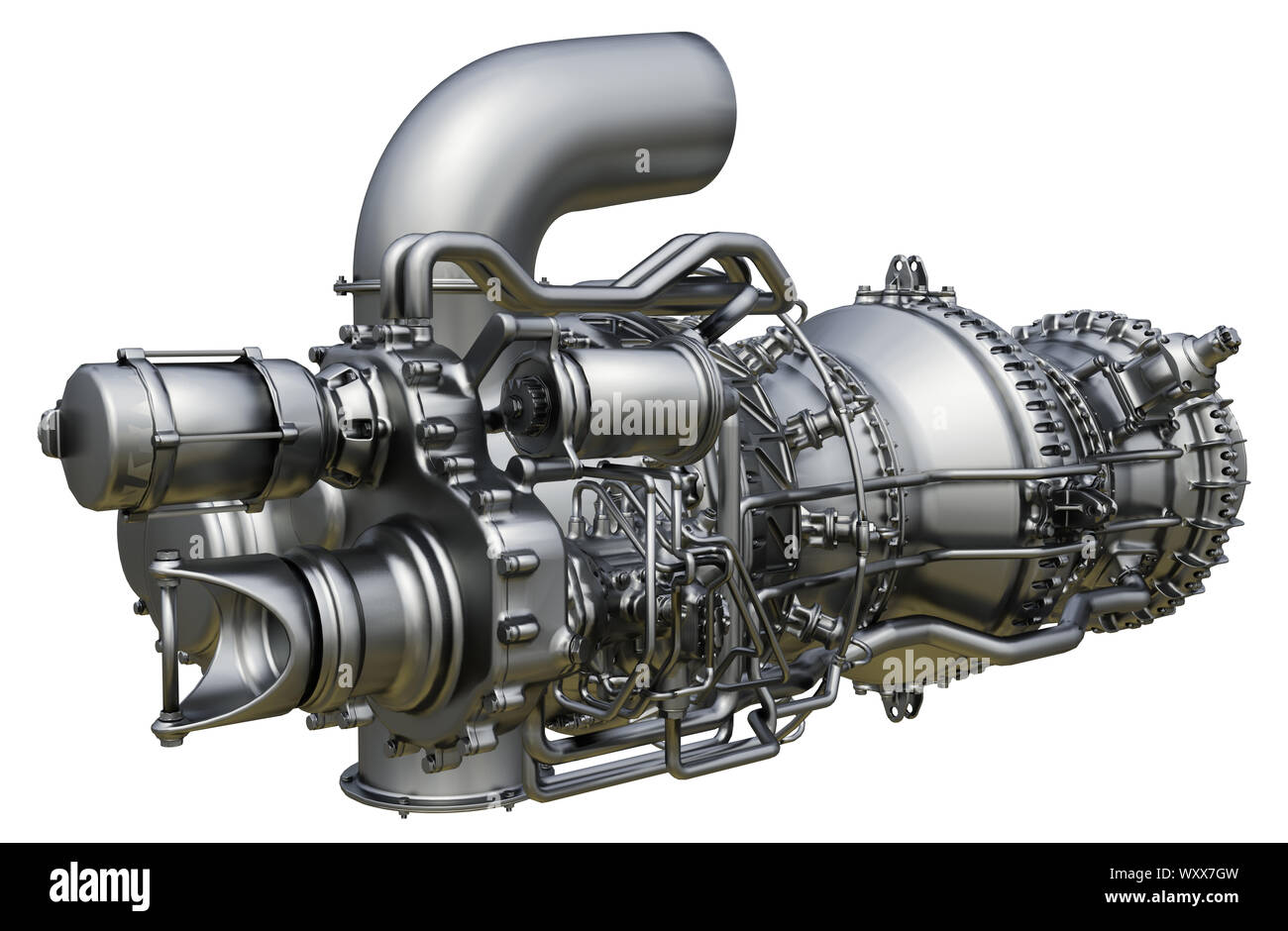 Gas turbine engine centrifugal type of sales gases compressor in ...