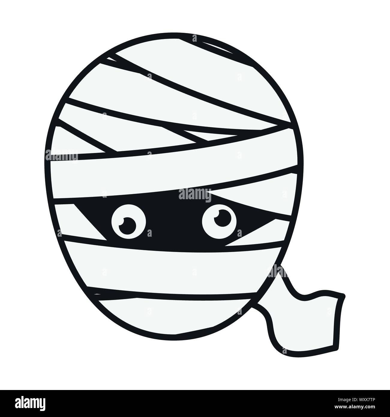 Mummy Head Clipart