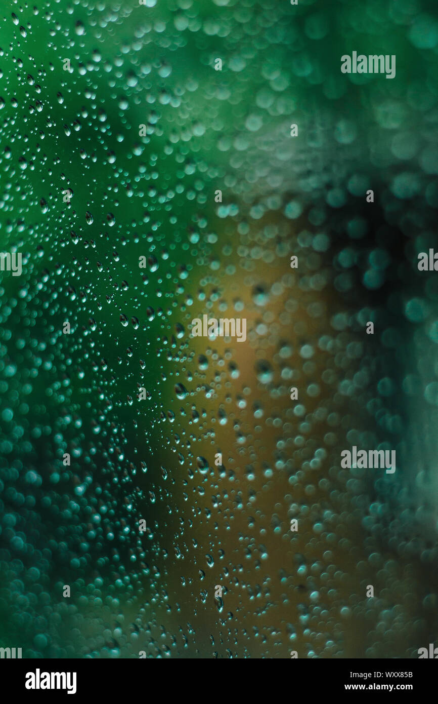 Water drops at gradient background, covered with water drops - close ...