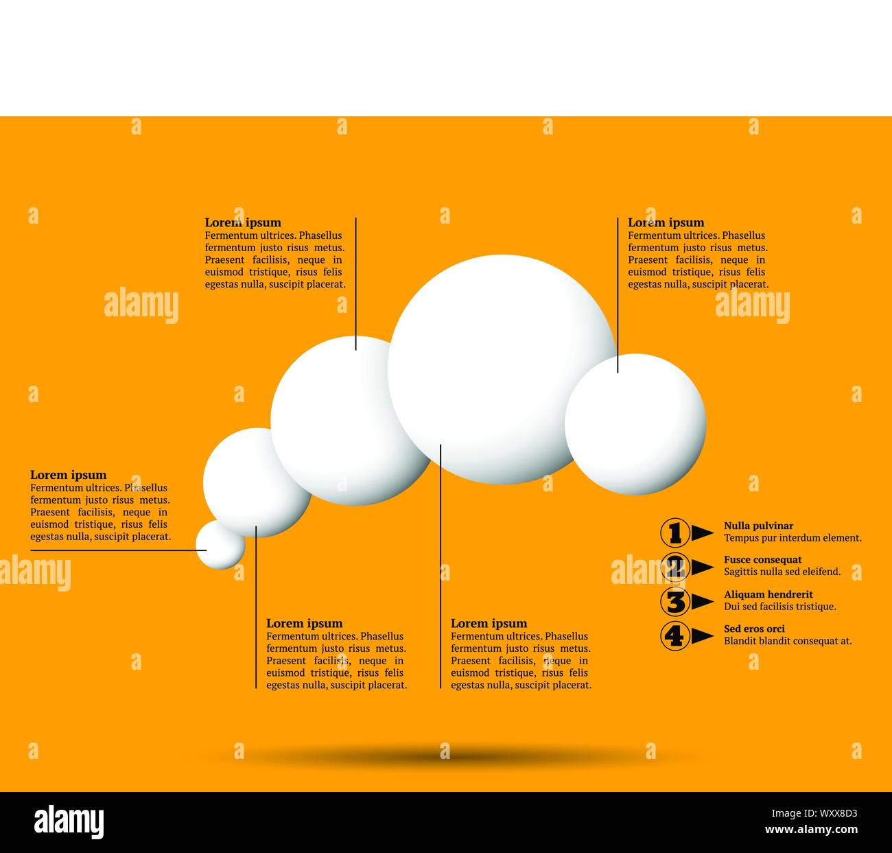 Infographics with group of balls Stock Vector Image & Art - Alamy