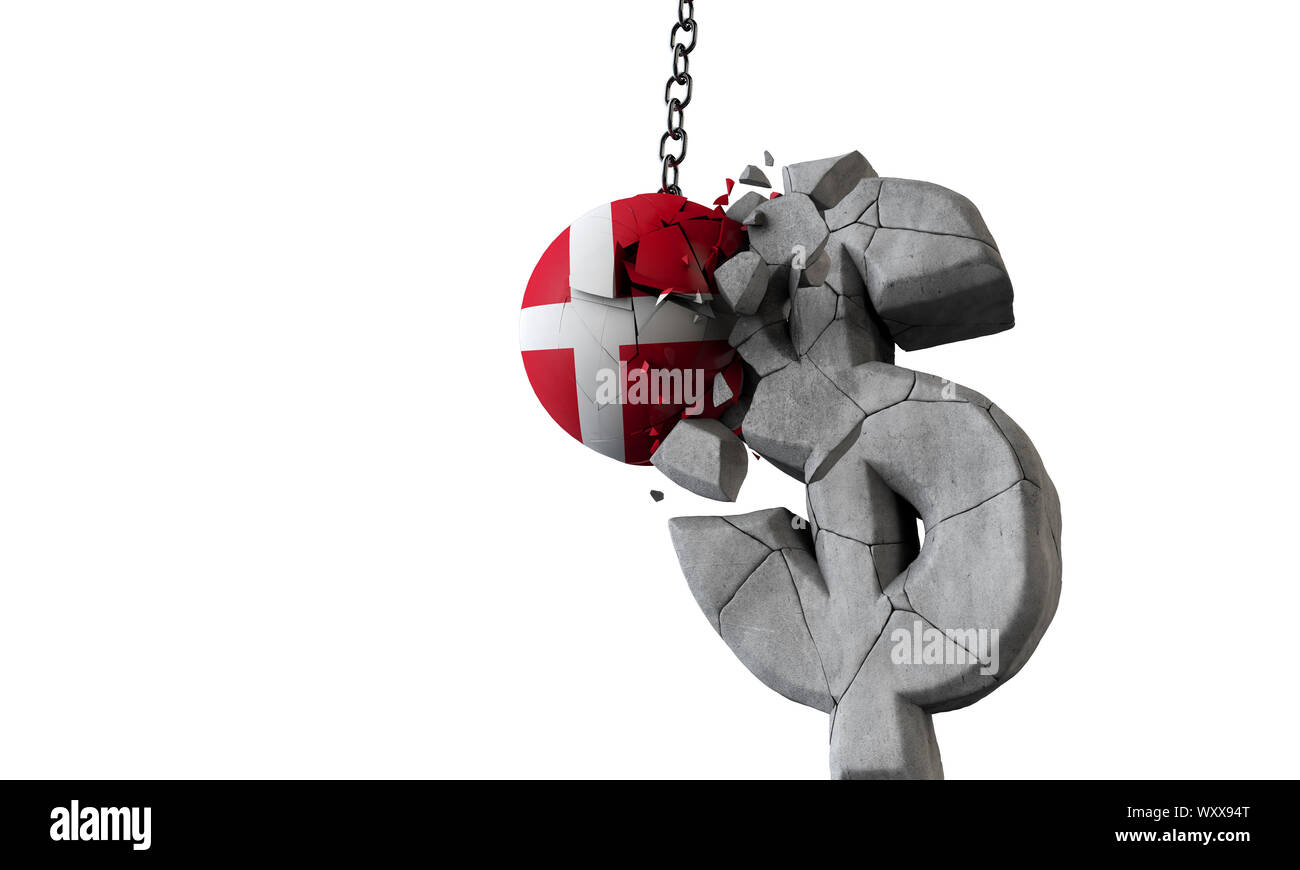 Fall of danish flag Cut Out Stock Images & Pictures - Alamy