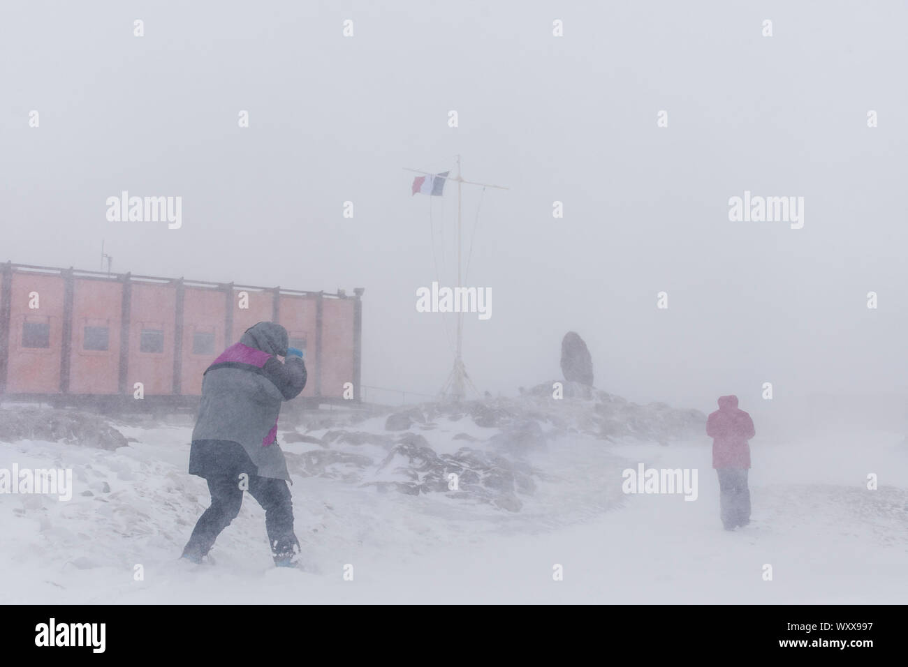 Antarctic snowstorm hi-res stock photography and images - Alamy
