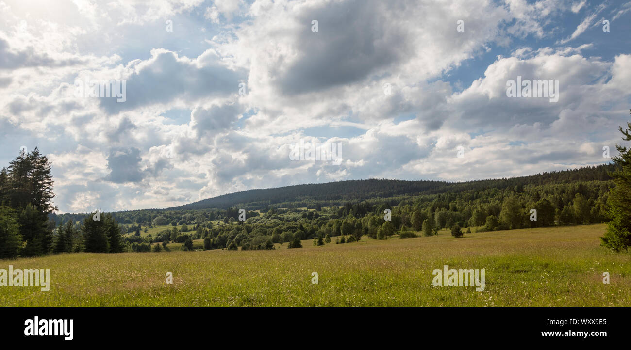 Landschaft im Boehmerwald Stock Photo - Alamy