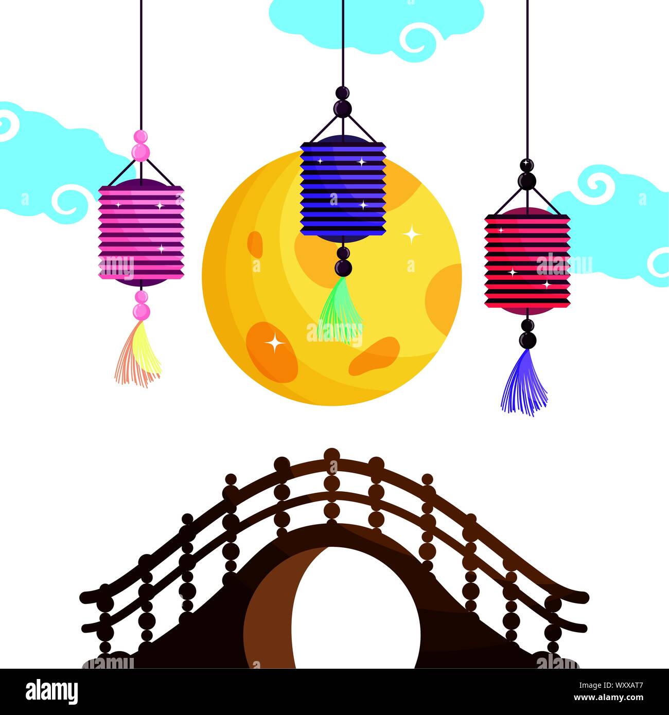 China lanterns design, Culture asia traditional art famous oriental and ...