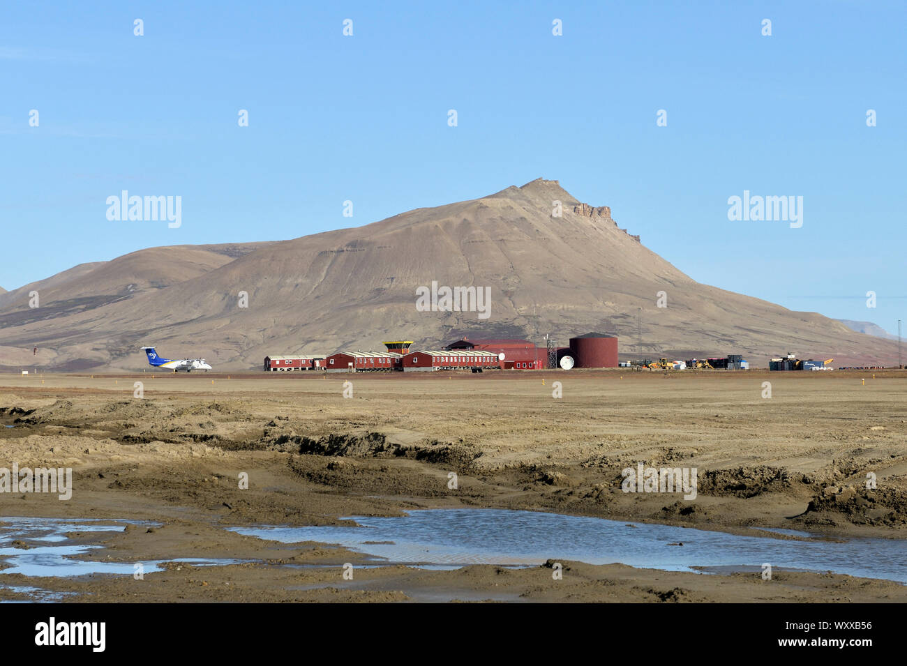 Constable Point Airport, North East Greenland Stock Photo - Alamy