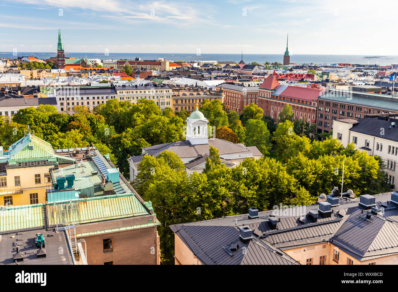 Wide aerial panorama helsinki hi-res stock photography and images - Alamy