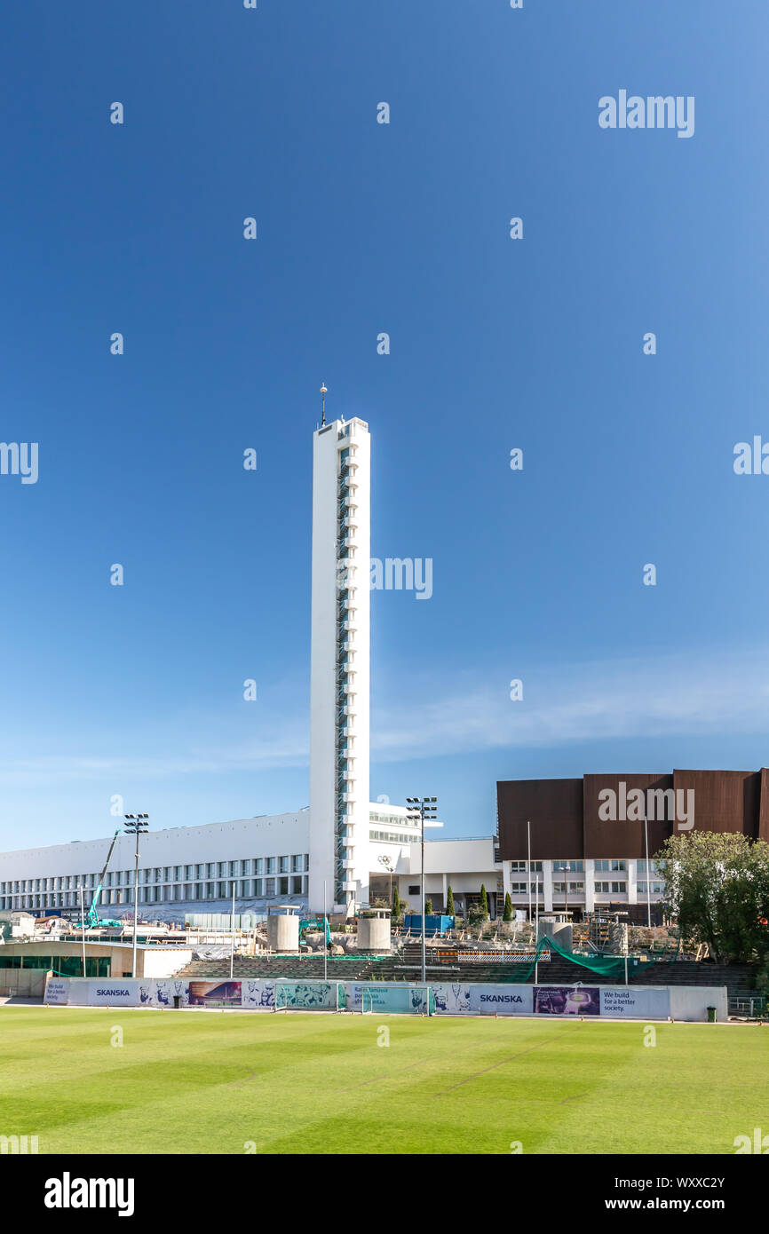 The tower of Olympic stadium in Helsinki, Finland Stock Photo - Alamy