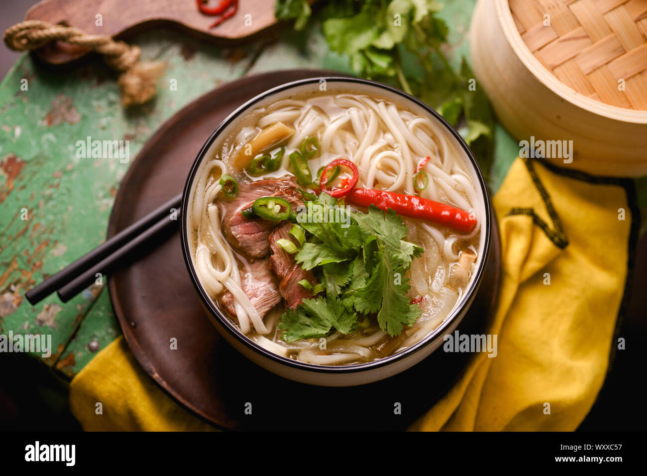 Pho bo soup hi-res stock photography and images - Alamy