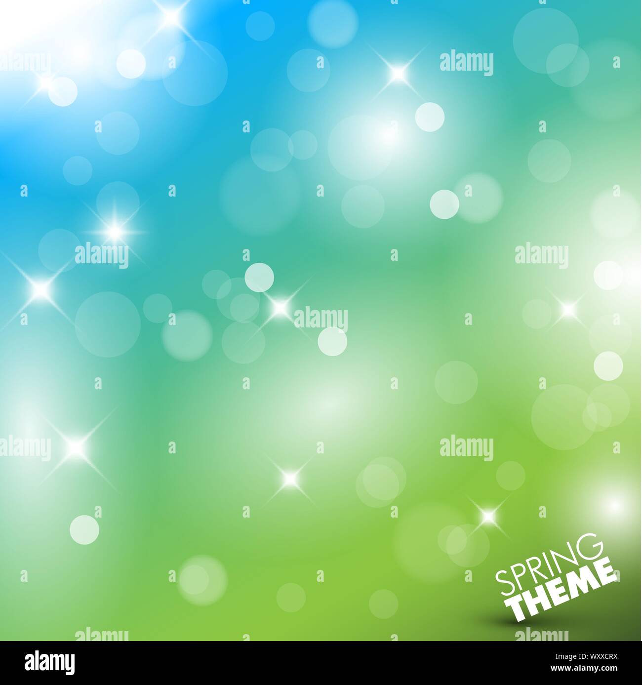 Vector Spring abstract background with place for your text Stock Vector ...