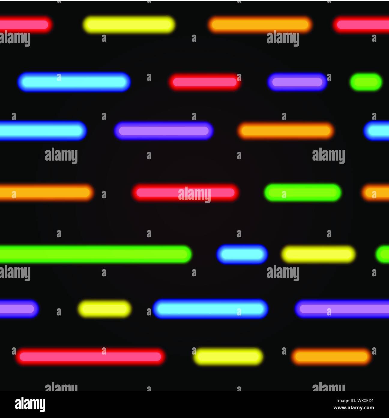 Neon seamless pattern. Vector bright neon lines Stock Vector Image ...