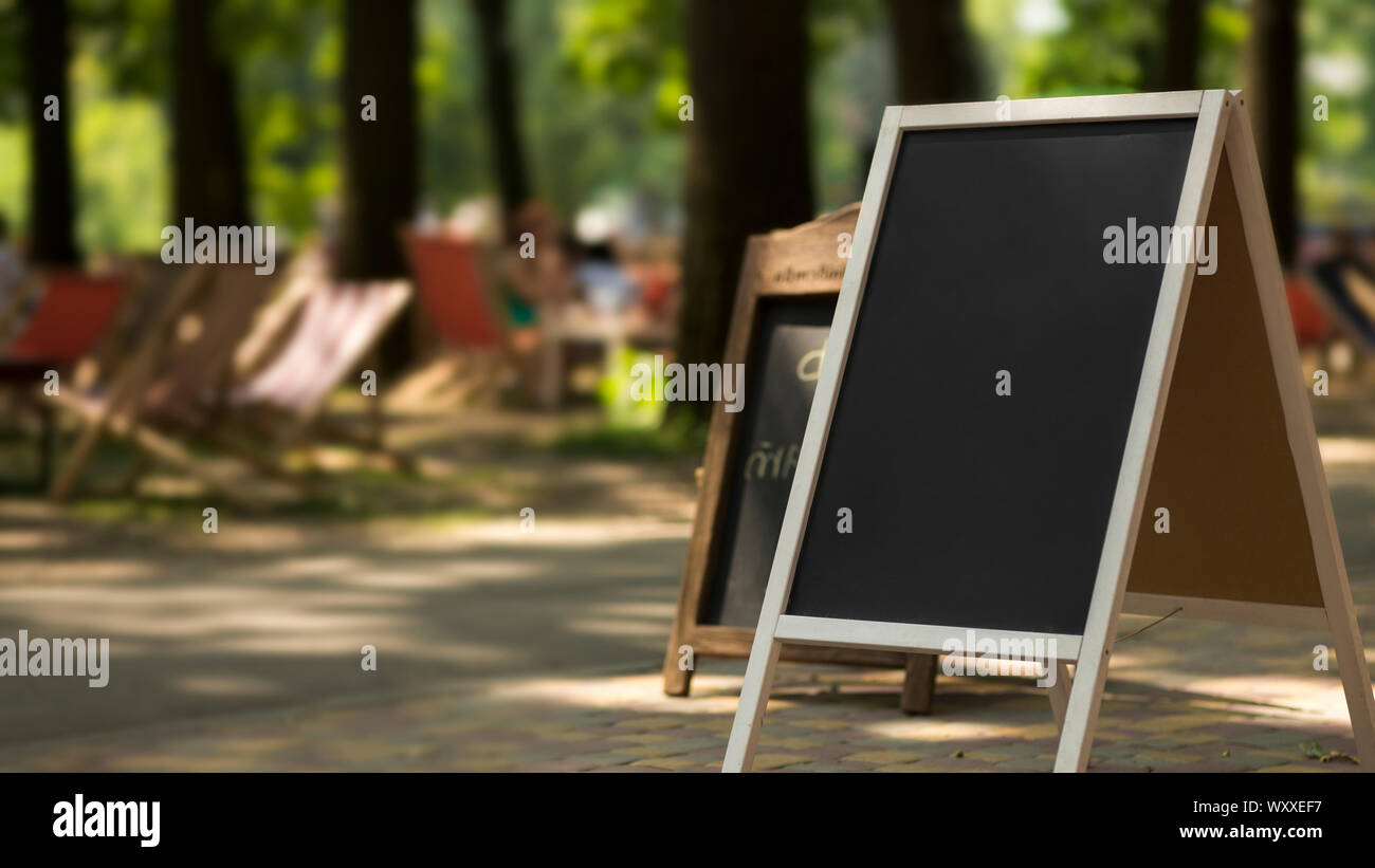 Outdoor banner stand hi-res stock photography and images - Alamy