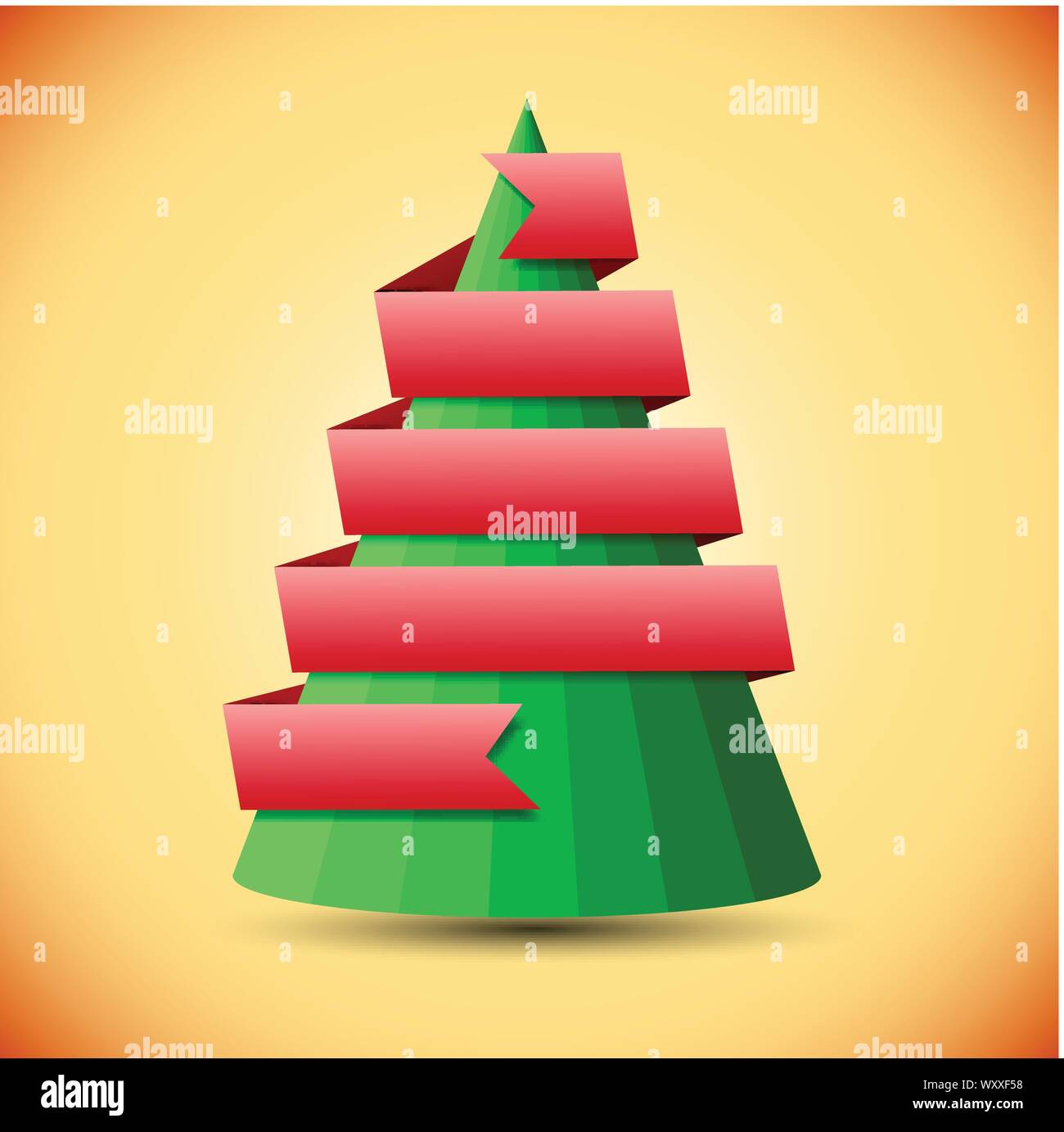 Christmas pyramid decoration Stock Vector Images - Alamy