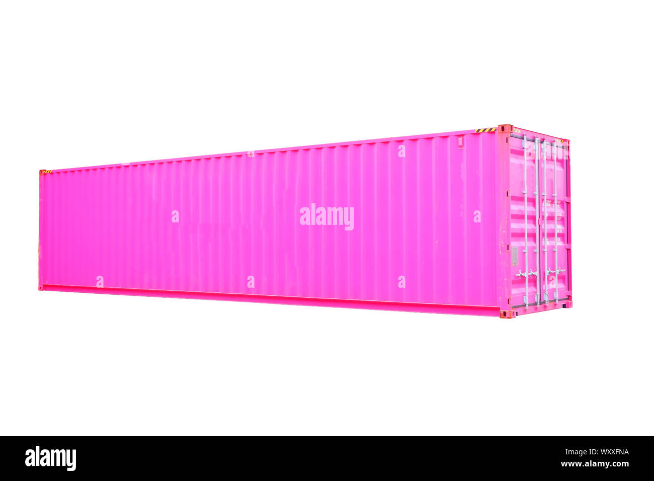The view of the container is pink Stock Photo - Alamy