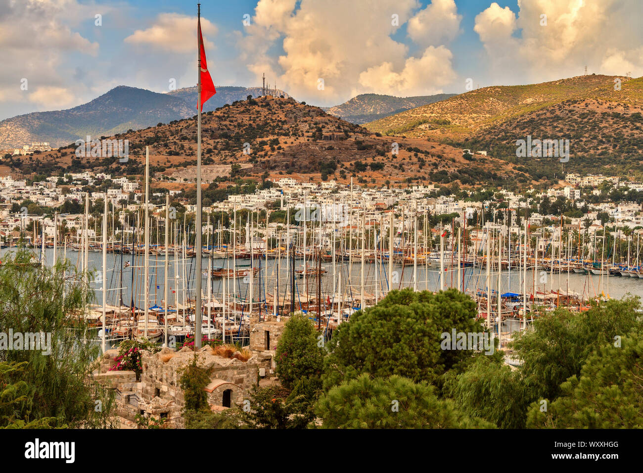 Castle View Bodrum Turkey Stock Photo - Alamy