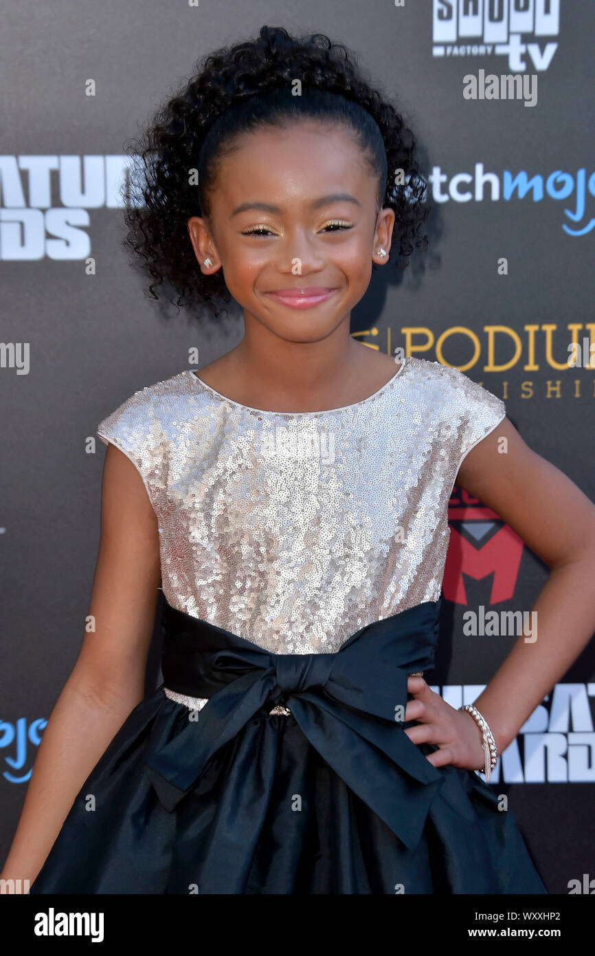 Faithe Herman attending the 45th Annual Saturn Awards at Avalon ...
