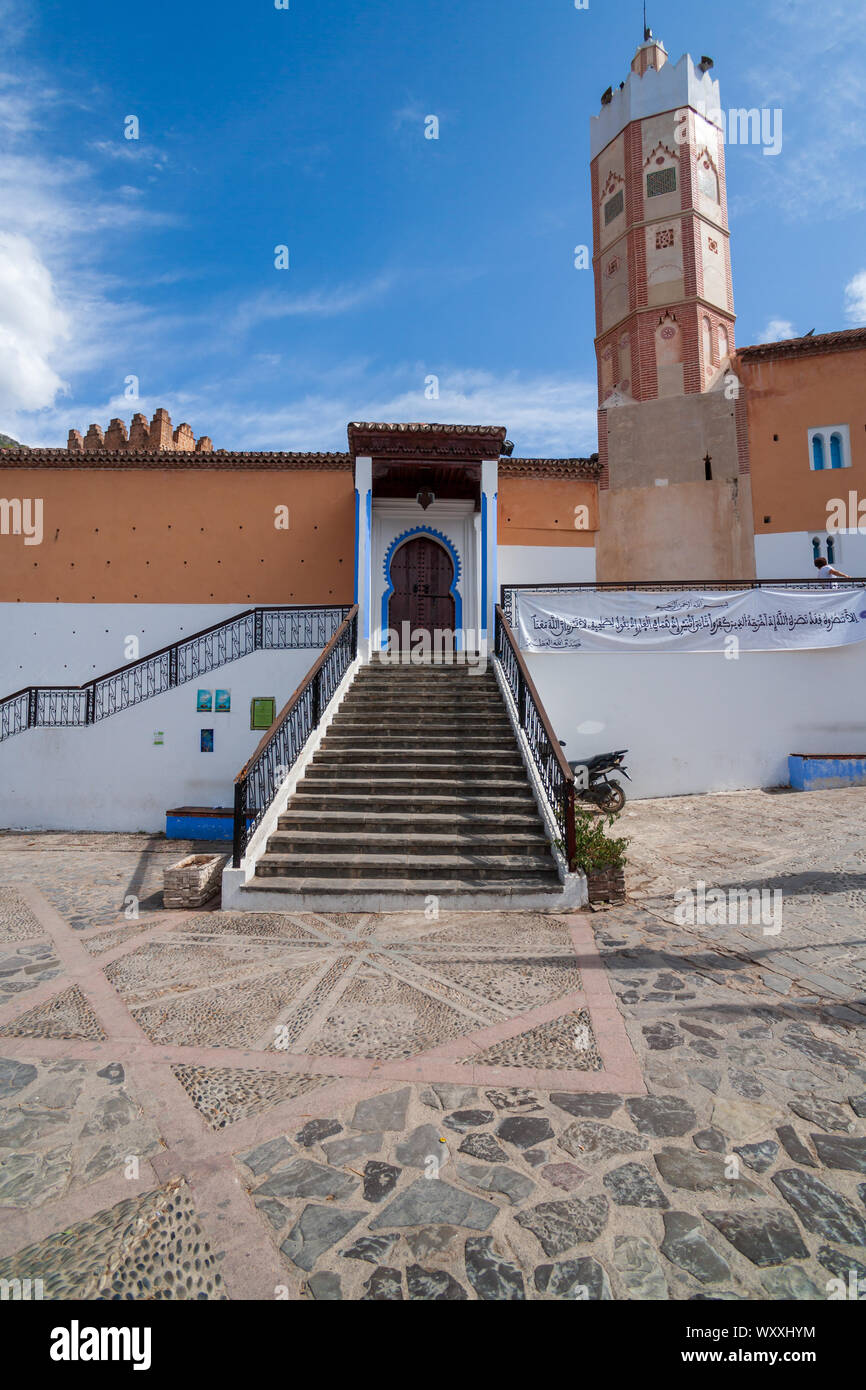 grand mosque chefchaouen morocco Stock Photo - Alamy