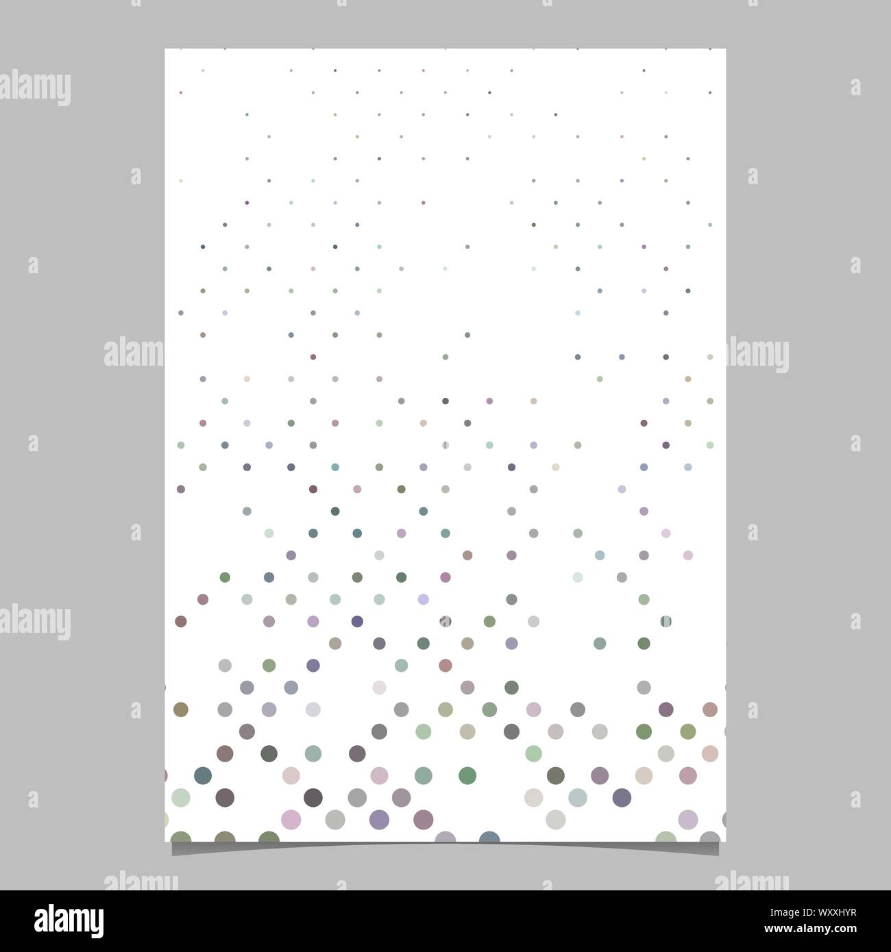 Abstract dot pattern background brochure template - vector graphic ...