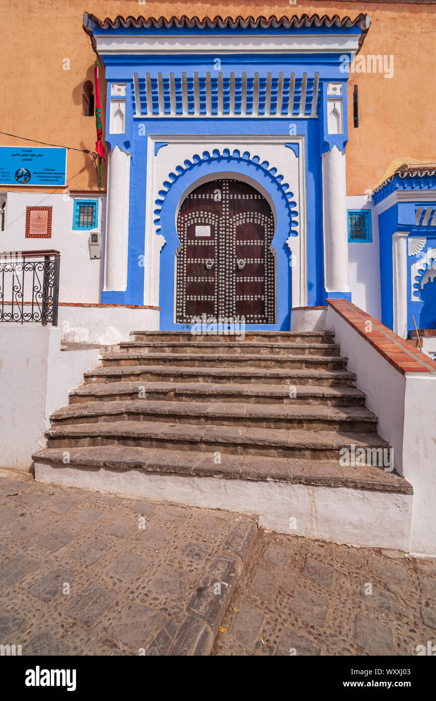 grand mosque chefchaouen morocco Stock Photo - Alamy