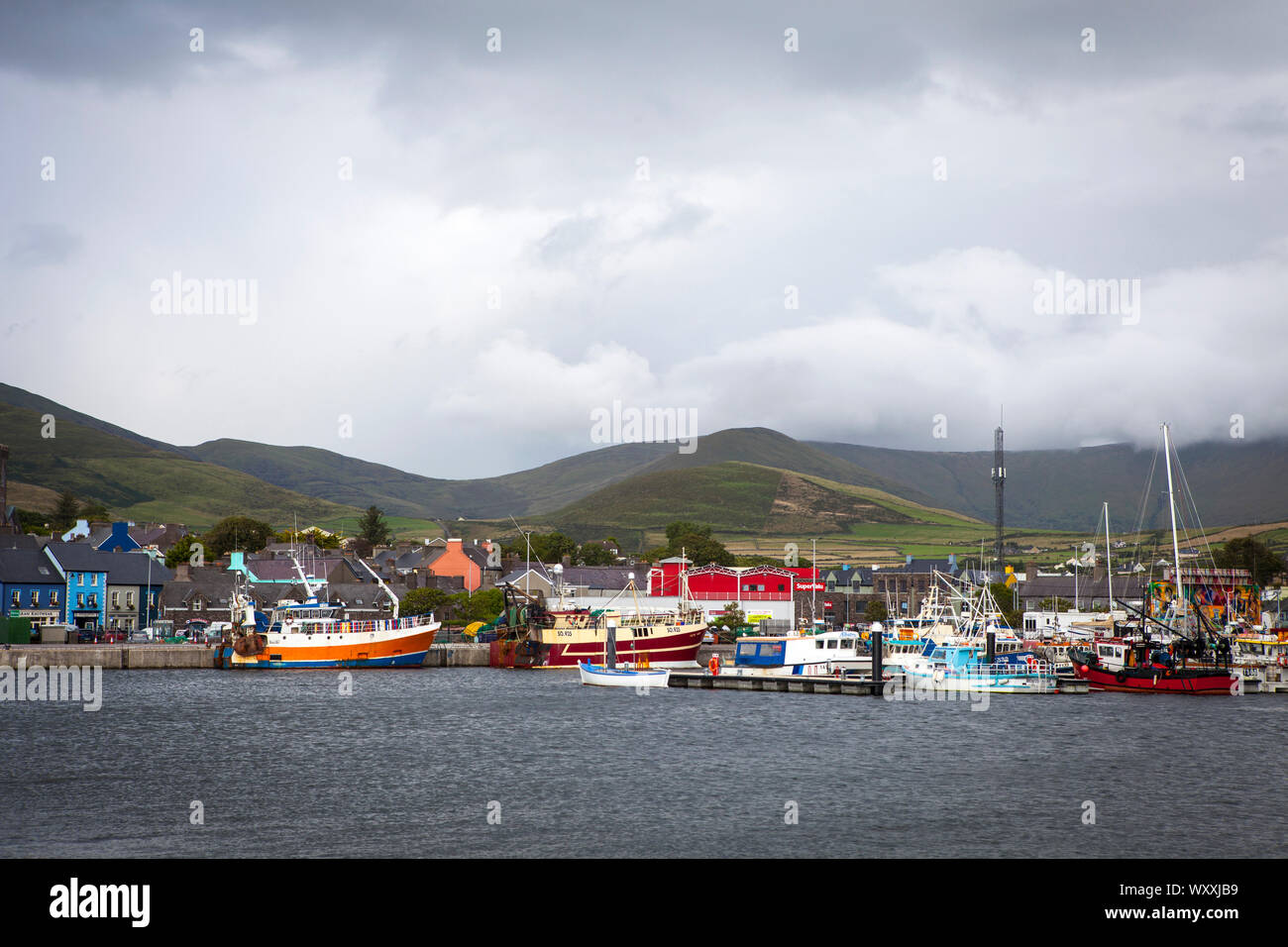 Fishing harbour in Dingle, Kerry, Ireland Stock Photo - Alamy