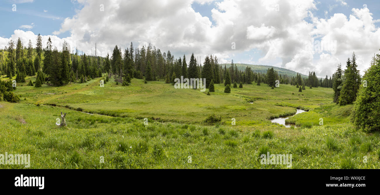 Landschaft im Boehmerwald Stock Photo - Alamy
