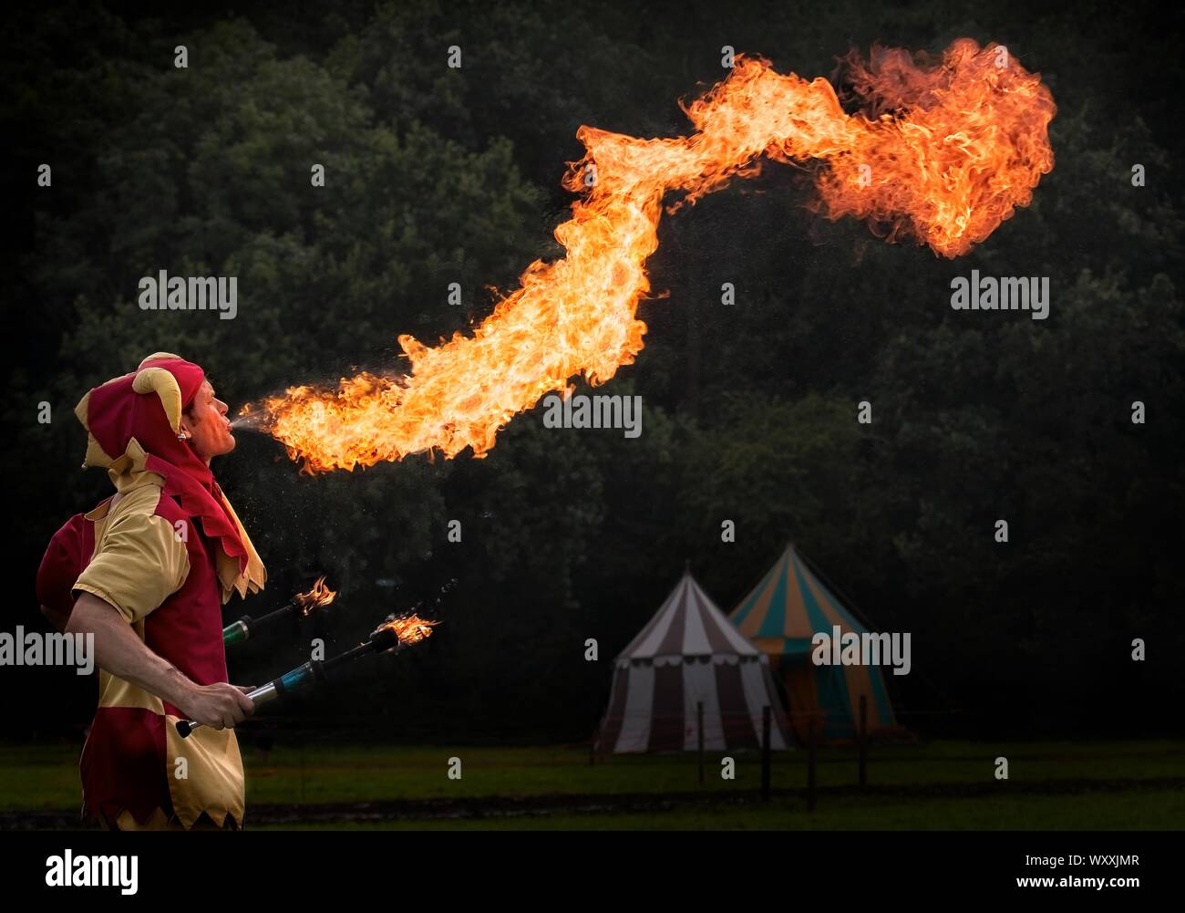Man Dressed As Circus Clown High Resolution Stock Photography and ...