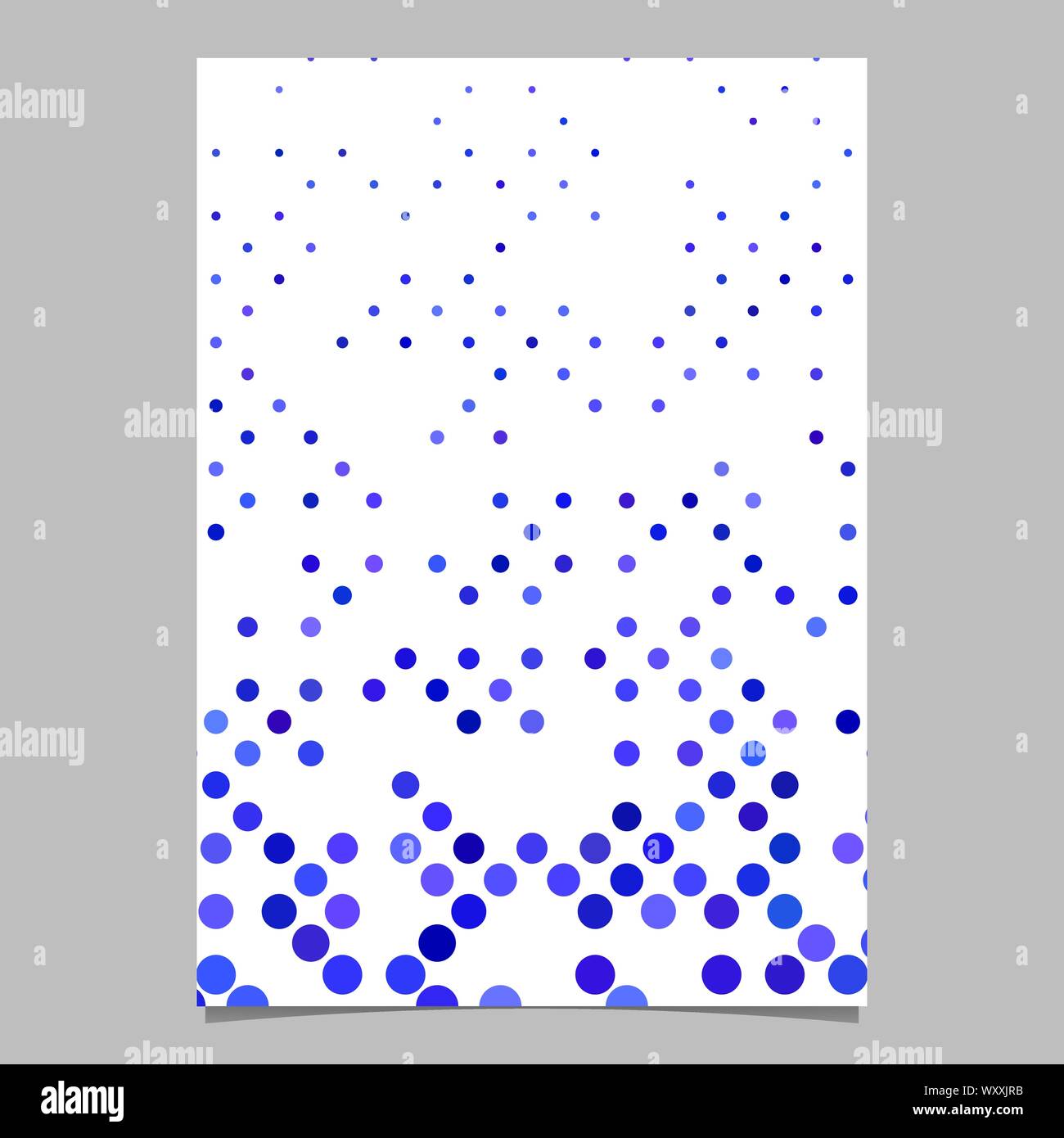 Color Dot Pattern Brochure Template Vector Page Background From Dots Stock Vector Image And Art
