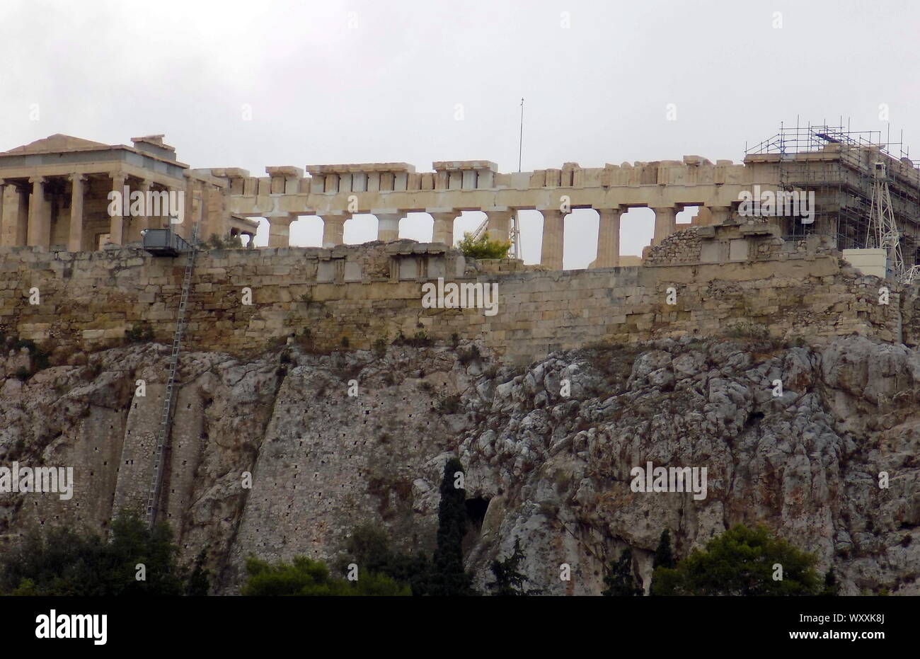 Acropolis, Thisio, ancient, Athens, Greece, archeological place Stock ...