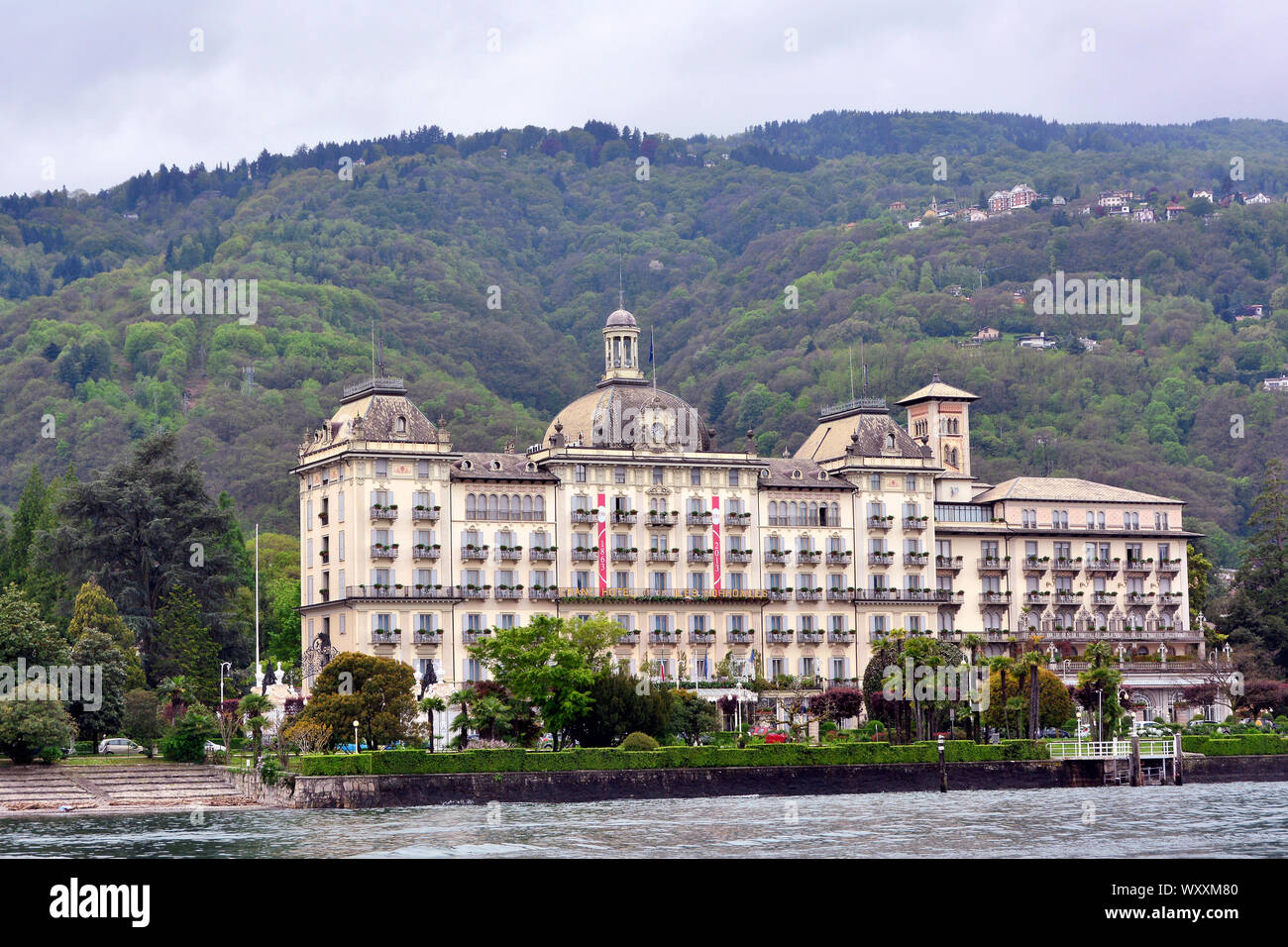 Grand Hotel, Stresa, Piedmont region, Italy. Europe Stock Photo - Alamy