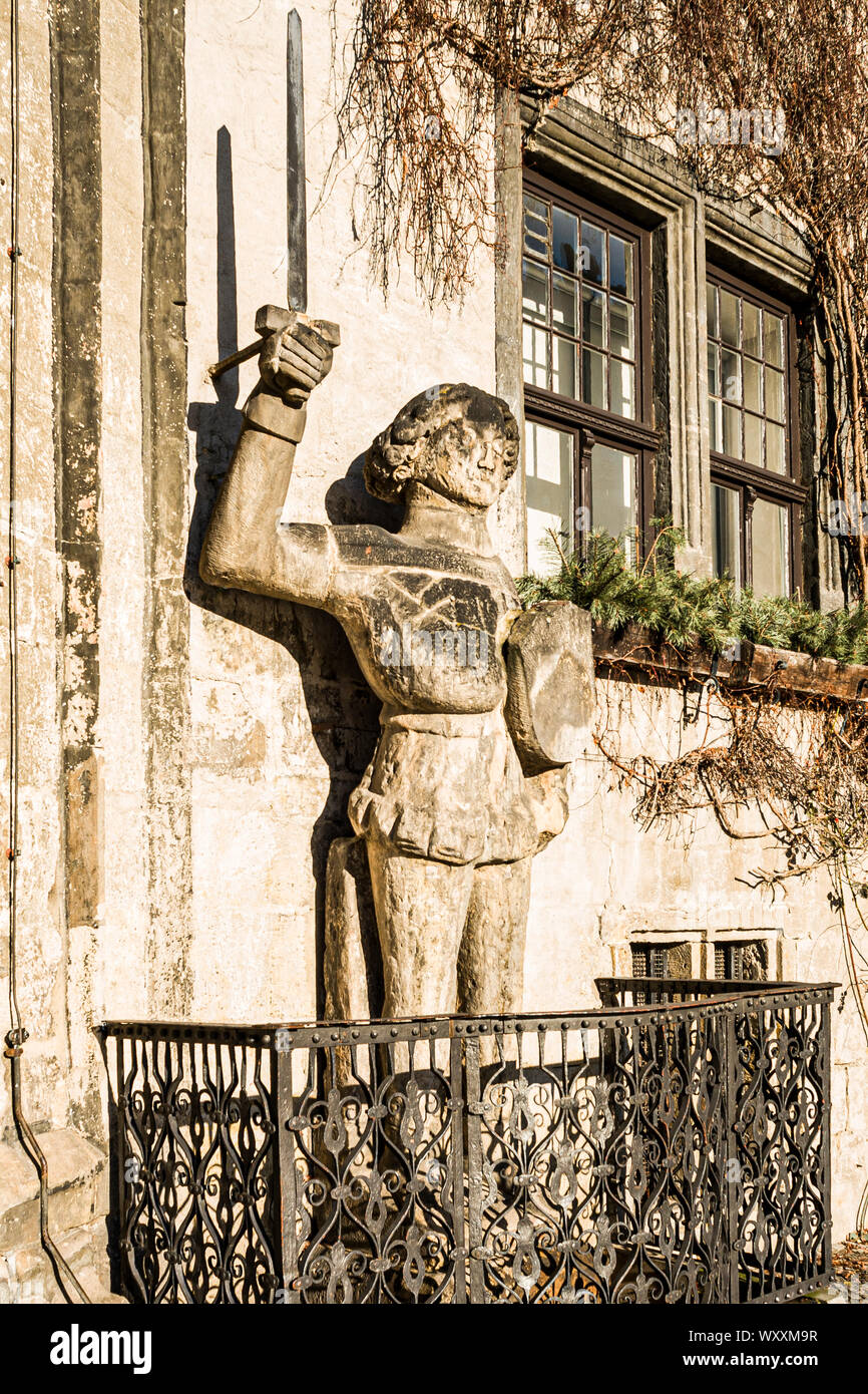 Statue roland rathaus town hall hi-res stock photography and images - Alamy