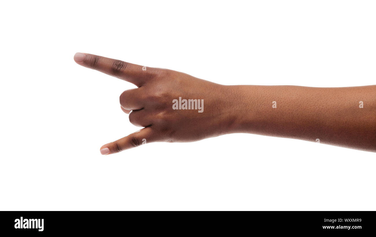 Devil hand sign hi-res stock photography and images - Alamy