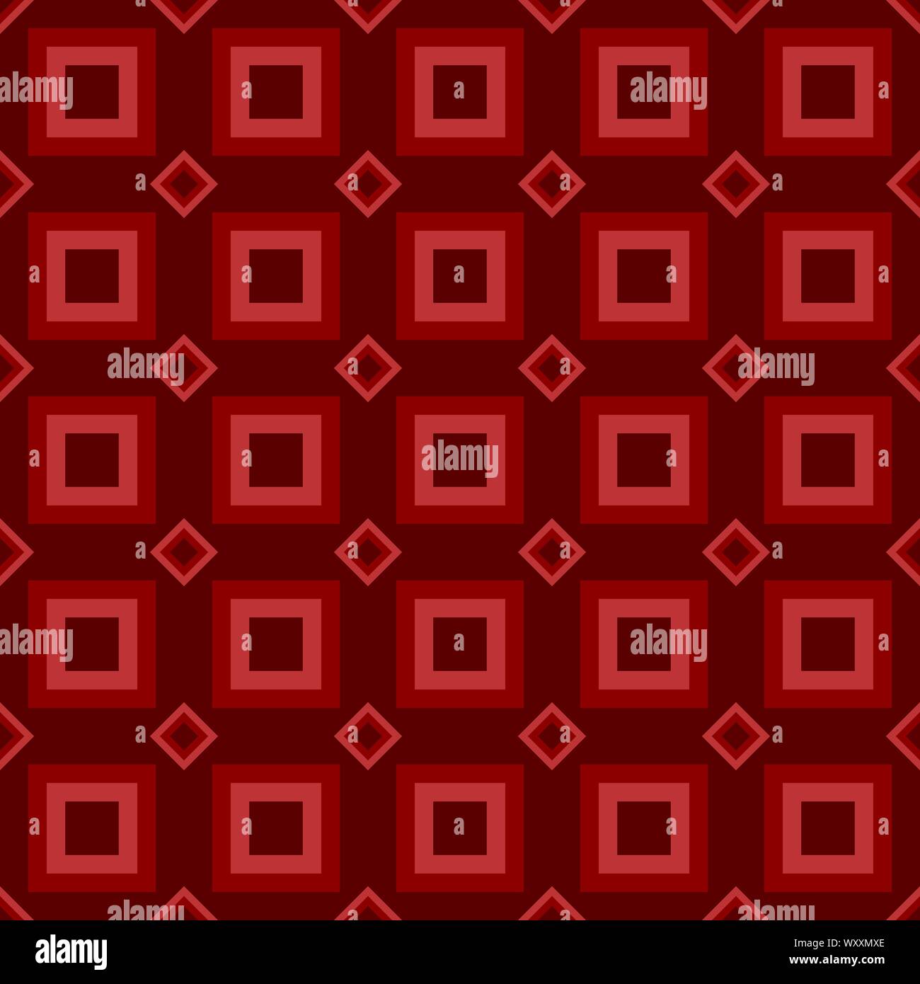 Abstract seamless square pattern design background - color vector ...