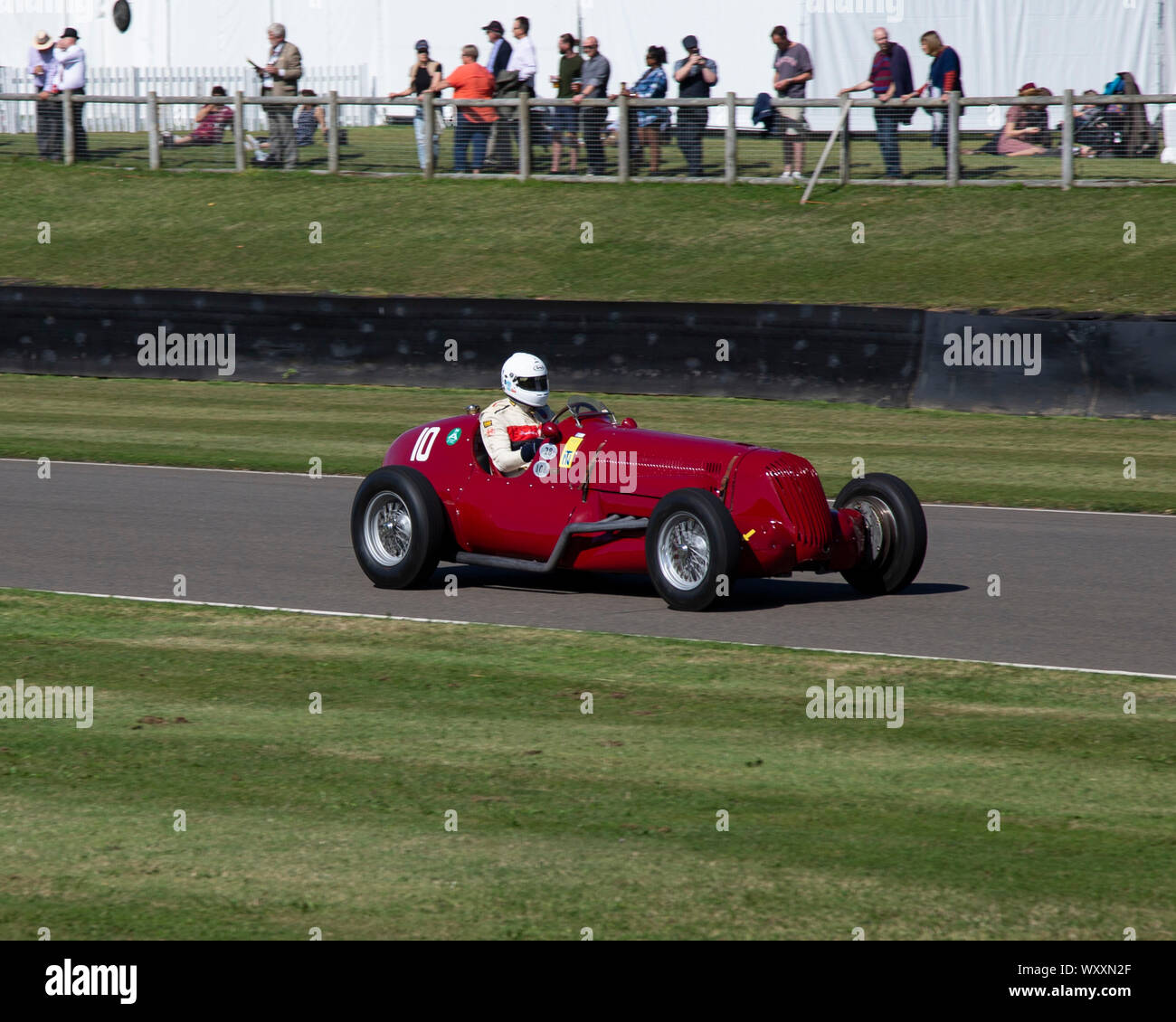 Michael Gans drives his 1935 Maserati V8 RI at the 2019 Goodwood ...