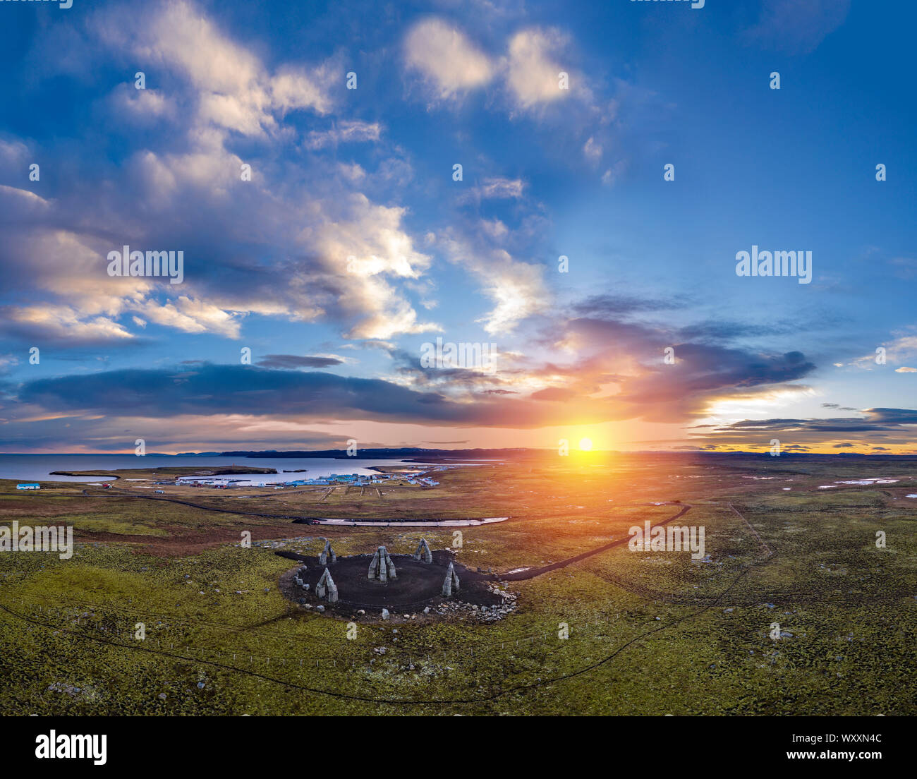 Stonehenge aerial view hi-res stock photography and images - Alamy
